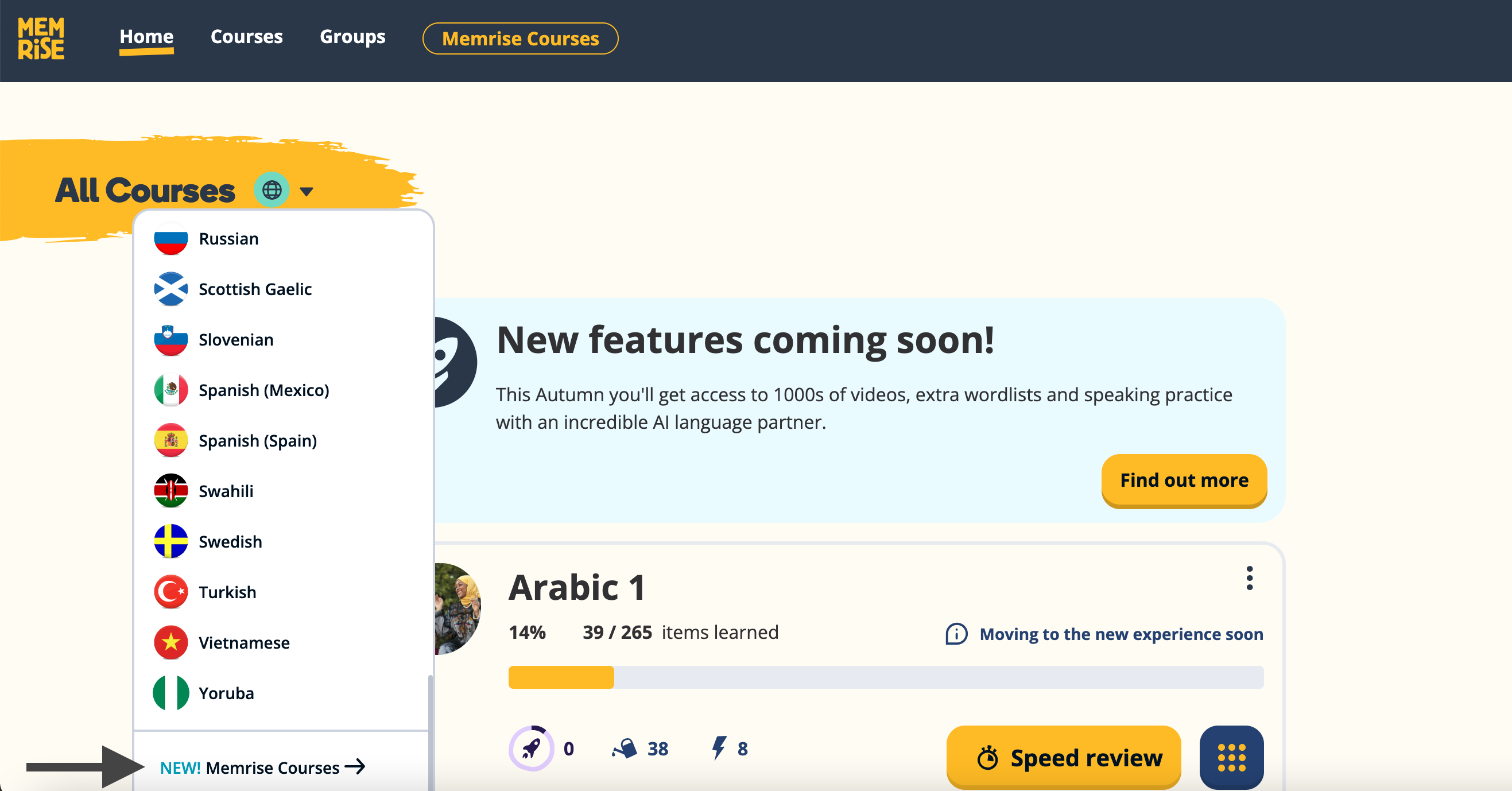 How can I move to the new Memrise? – Memrise Classic